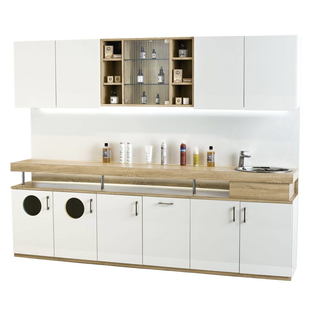Tous vos meubles de rangement pour salon de coiffure chez Mobicoiff